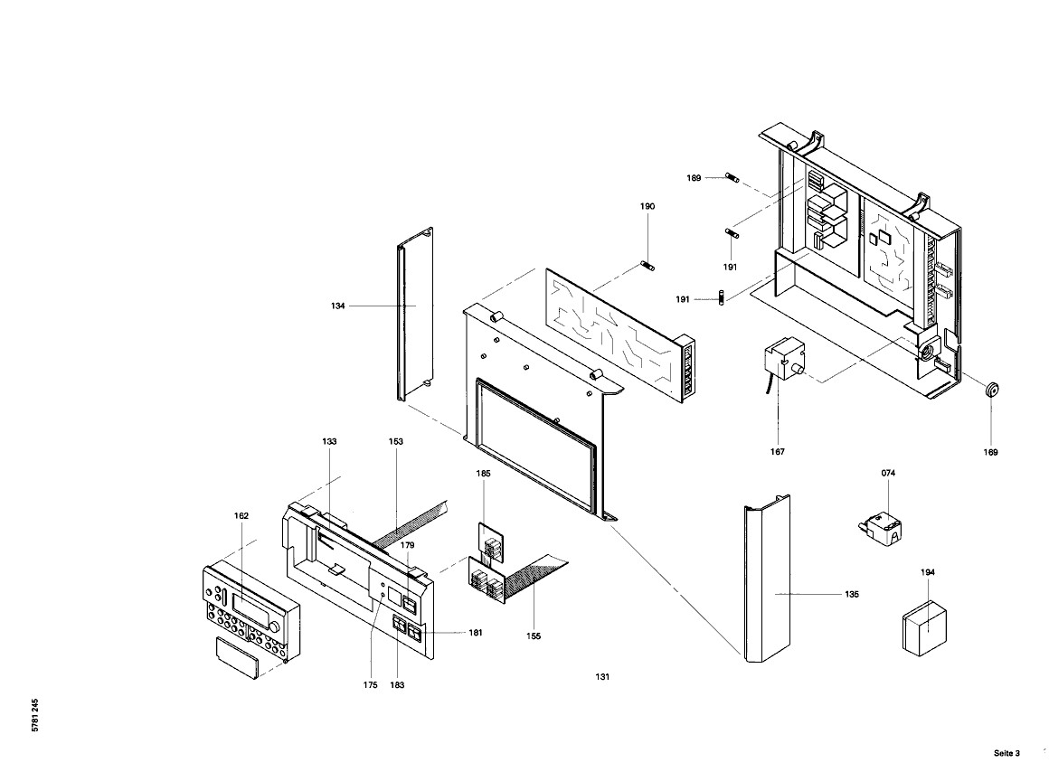 Pièce détachée Viessmann Kessel Eurola 1619110 witterungsgef. n° 73...